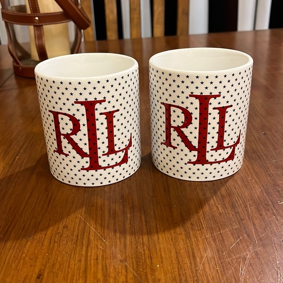 Ralph Lauren | Dining | Ralph Lauren Rll Monogram Stars Coffee Beverage ...